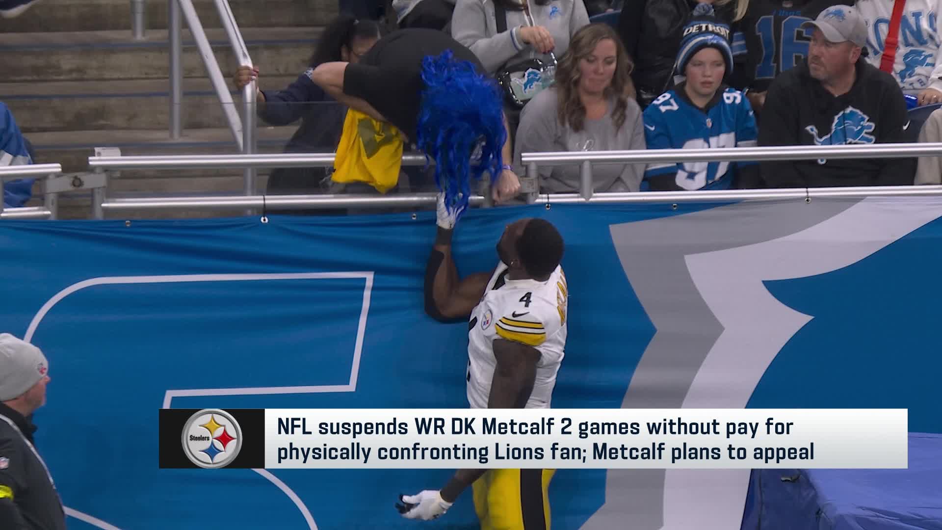 DK Metcalf suspended 2 games without pay for physically confronting ...