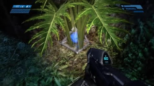 Secret active camo location on 343 Guilty Spark in Halo: Combat Evolved