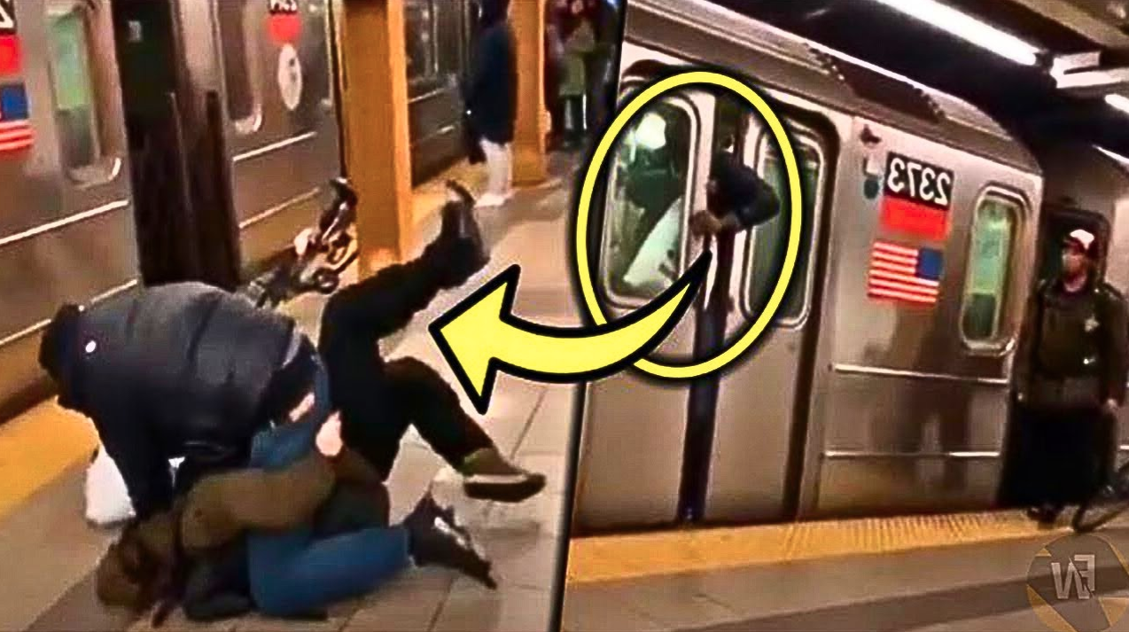Subway security footage shows how a minor dispute escalated into a ...