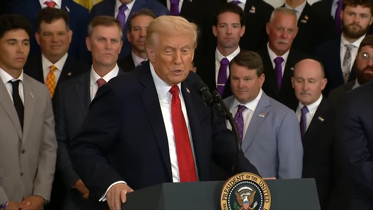 'Have you heard about that?': Trump tries to indoctrinate college ...