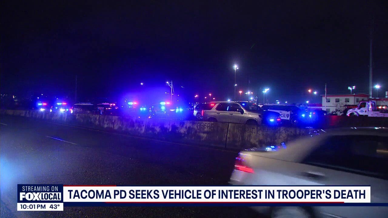 Tacoma PD seeks vehicle of interest in trooper's death