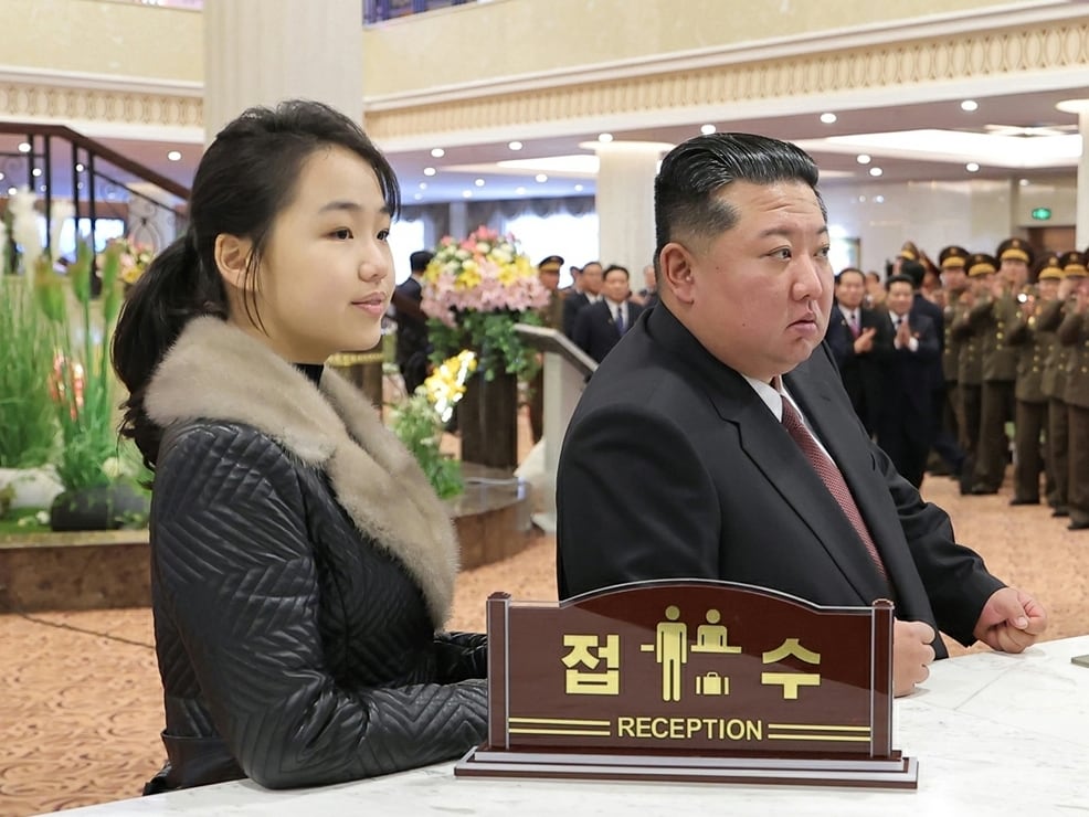 North Korean leader Kim Jong-un attends Samjiyon Hotel completion with ...