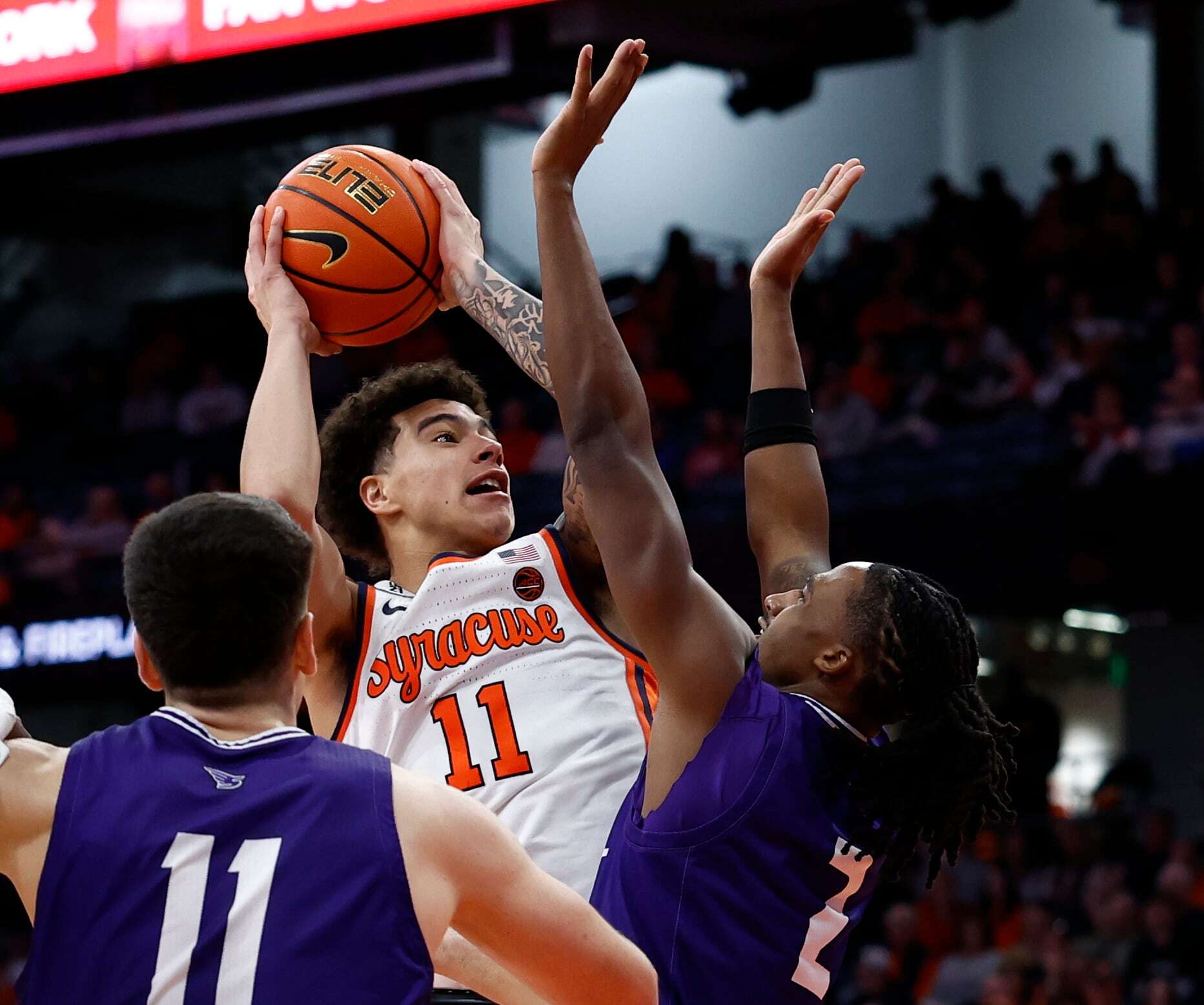 JJ Starling, Naithan George combine for 42 to lead Syracuse over ...