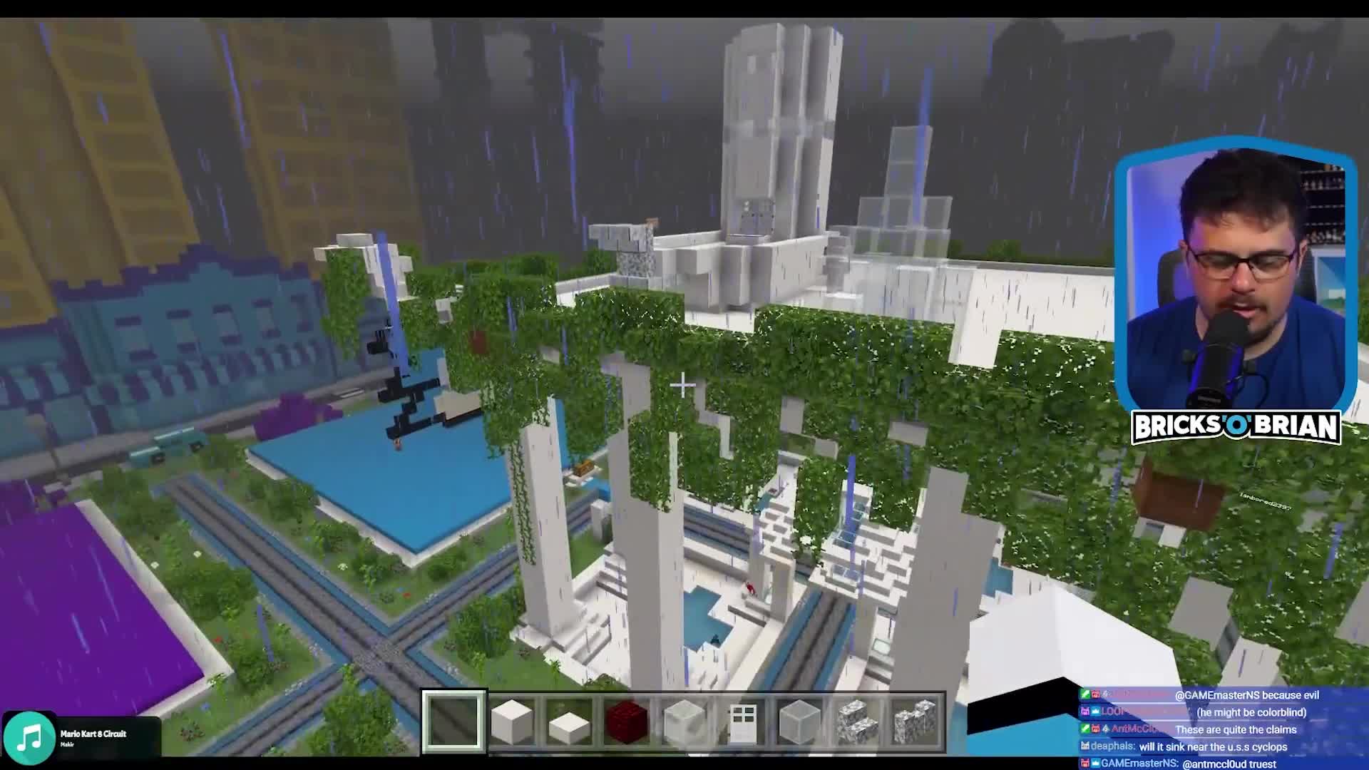 Soggy sock boat in MINECRAFT!