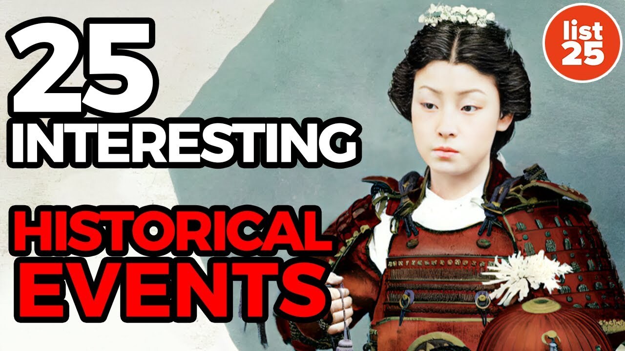 25 historical events that few people know about