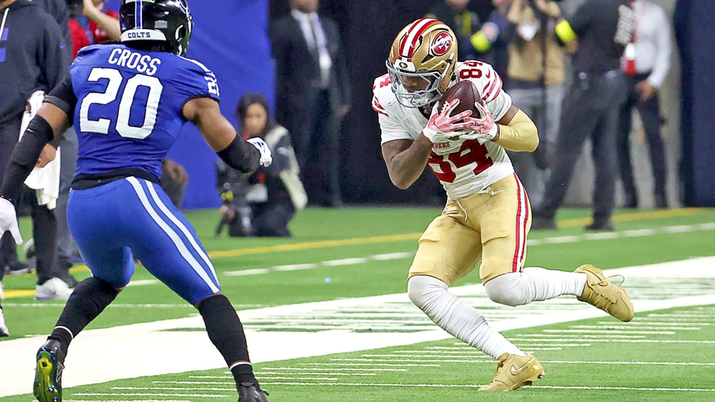 49ers vs. Colts: Kendrick Bourne hauls in $500k catch