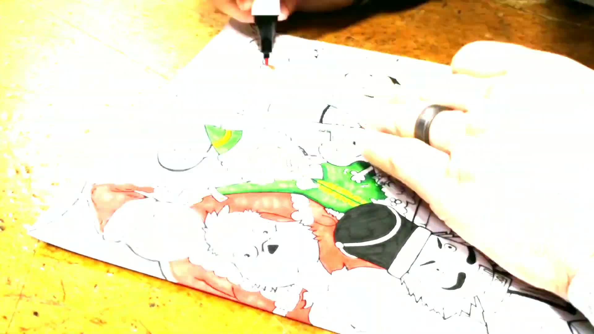 The most epic Christmas character drawing? 🎅