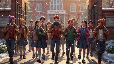 Winter break announced for schools amid cold weather across various states