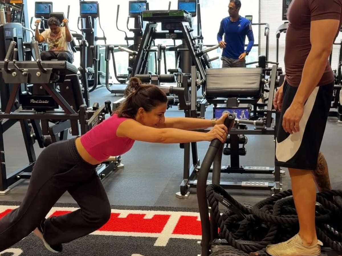 This is how Soha Ali Khan builds a strong core without shortcuts