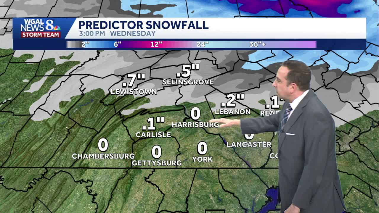 Impact: A wintry mix of light snow and rain is poised to move through ...