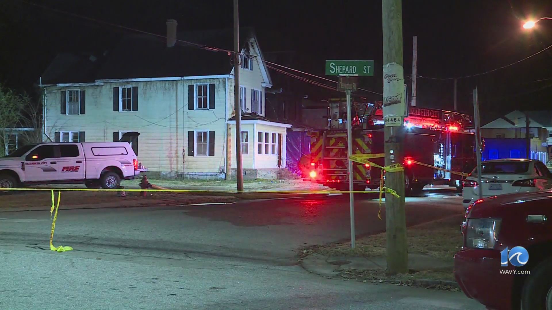 1 dead in 3-alarm Elizabeth City fire