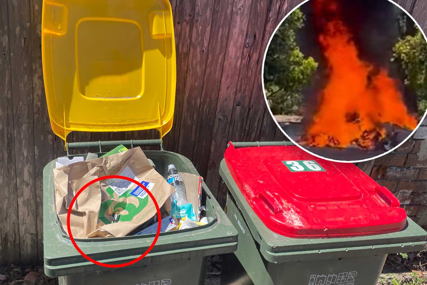 Residents warned of 'dangerous' bin act that's sparked three fires in ...