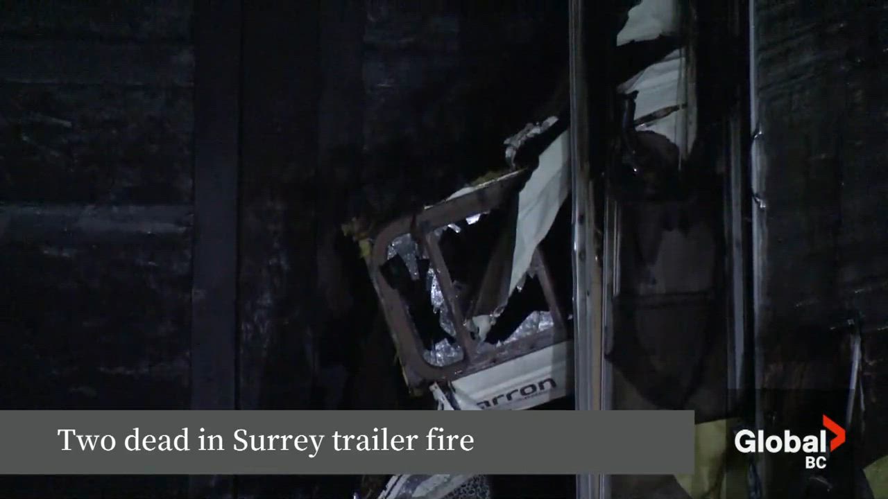 Two people dead in Surrey trailer fire