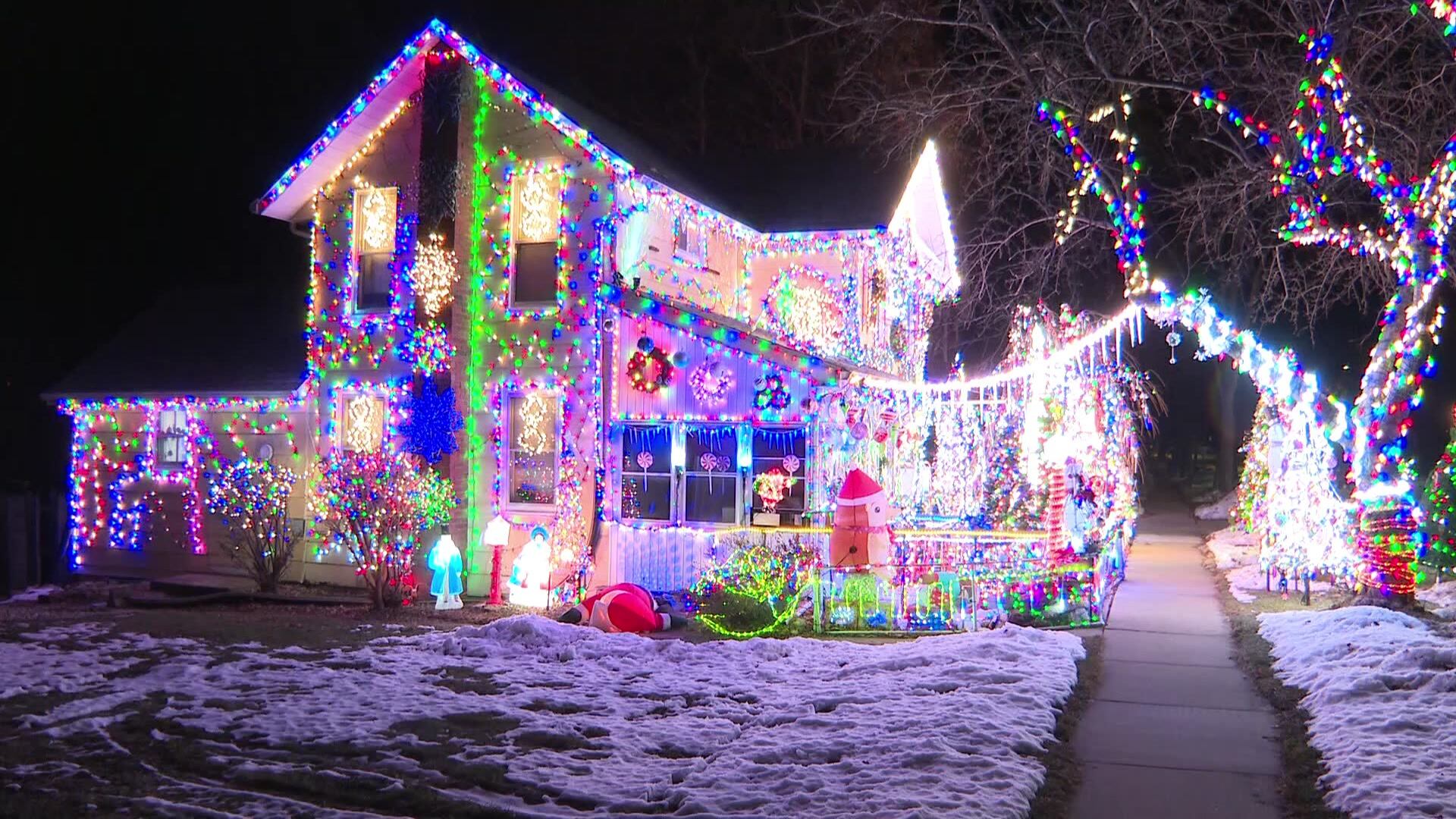 Deerfield homeowner shares meaning behind elaborate holiday light display