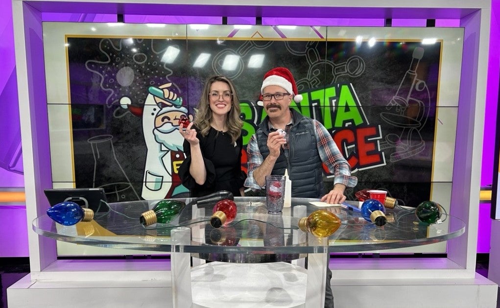 'Mr. Science' showcases holiday science experiments for families