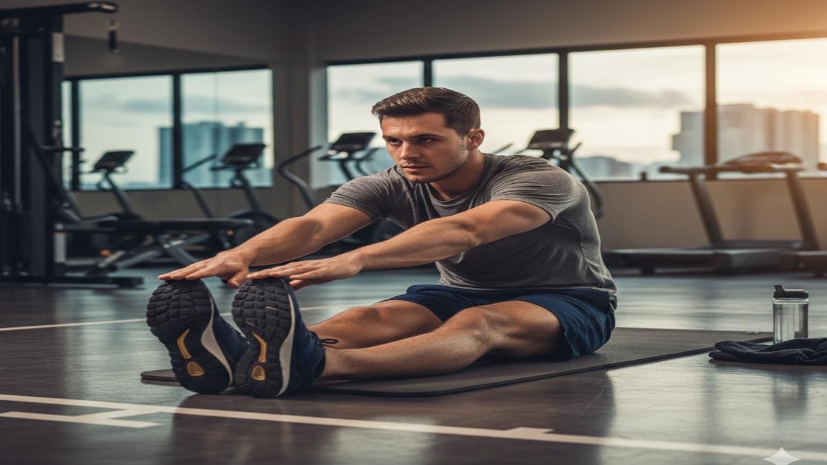 Toe touch stretch: The simple core exercise that fires up your upper abs