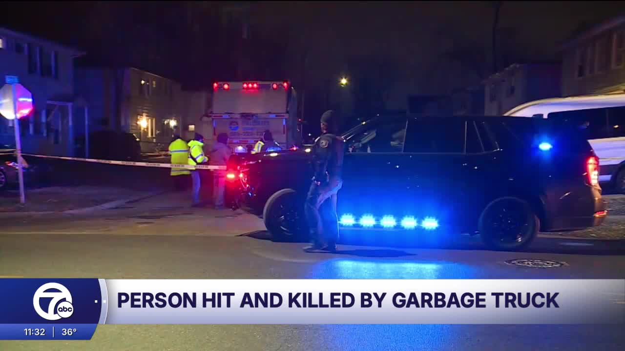 Person killed after being hit by garbage truck in Westland, police ...