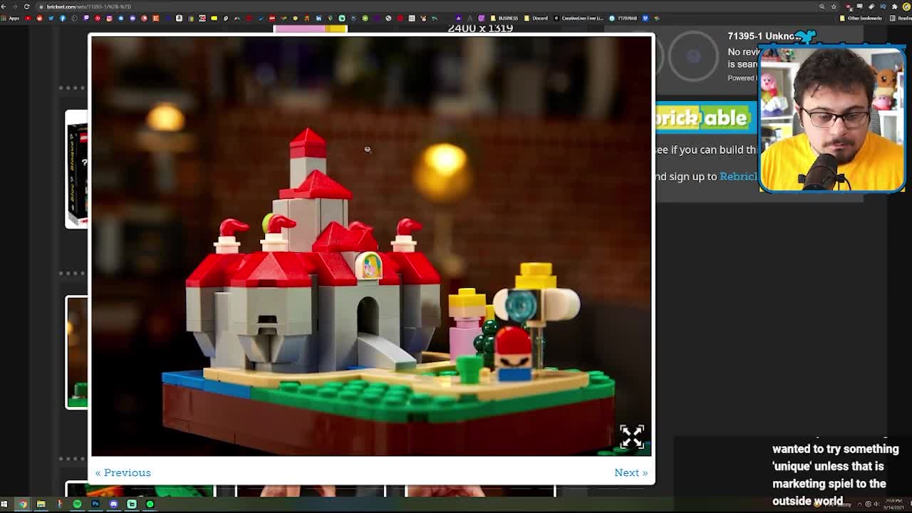 The end of LEGO Super Mario