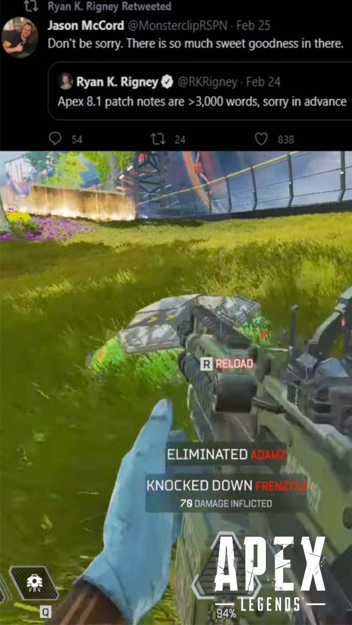 Apex Legends season 8.1 patch could change the meta