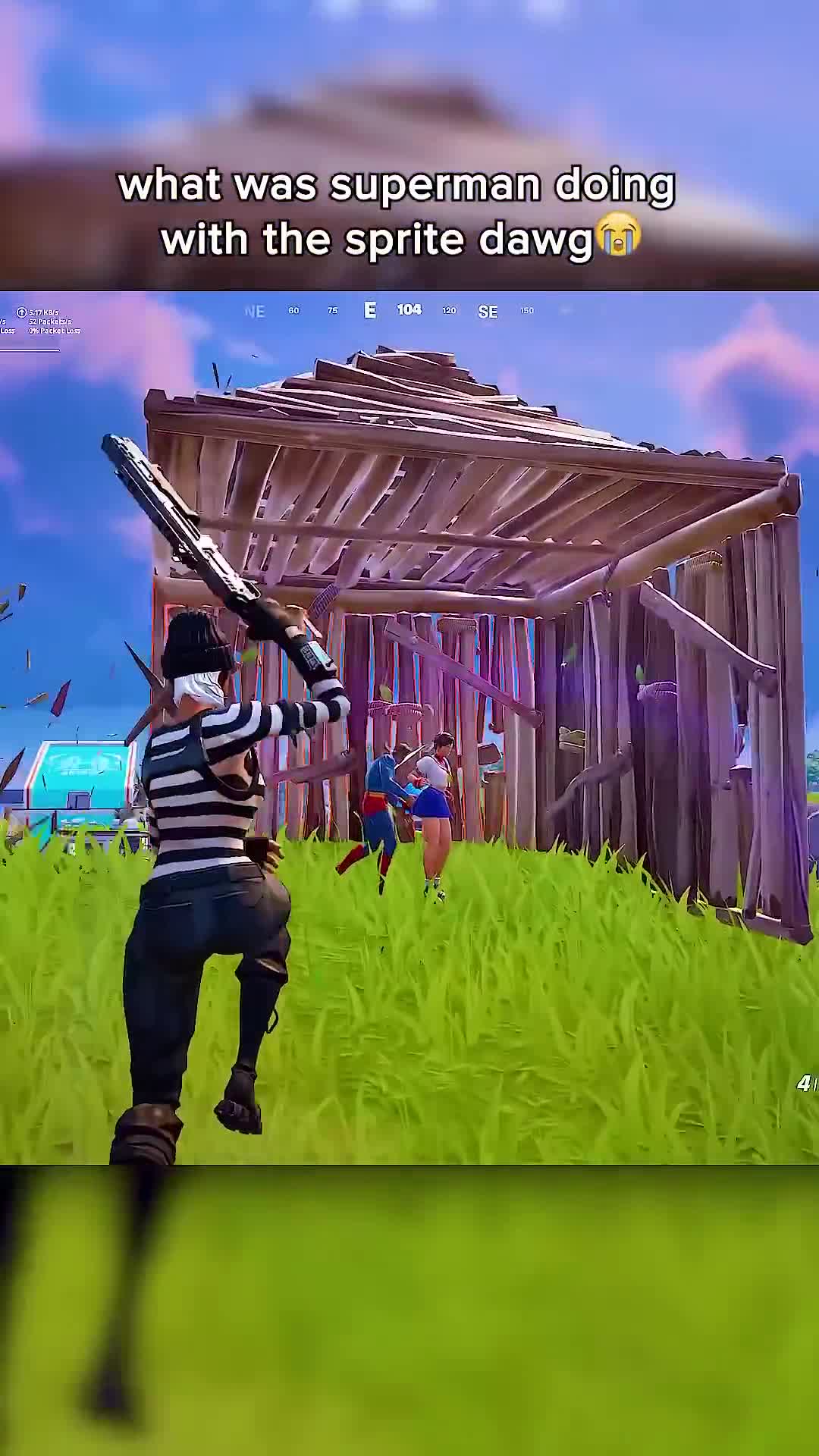 Superman was making a Sprite?