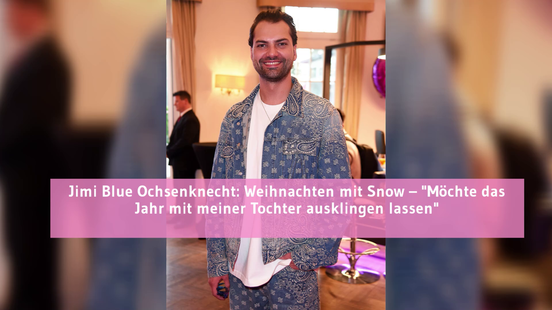 Jimi Blue Ochsenknecht: Weihnachten mit Snow – "Möchte das Jahr mit ...