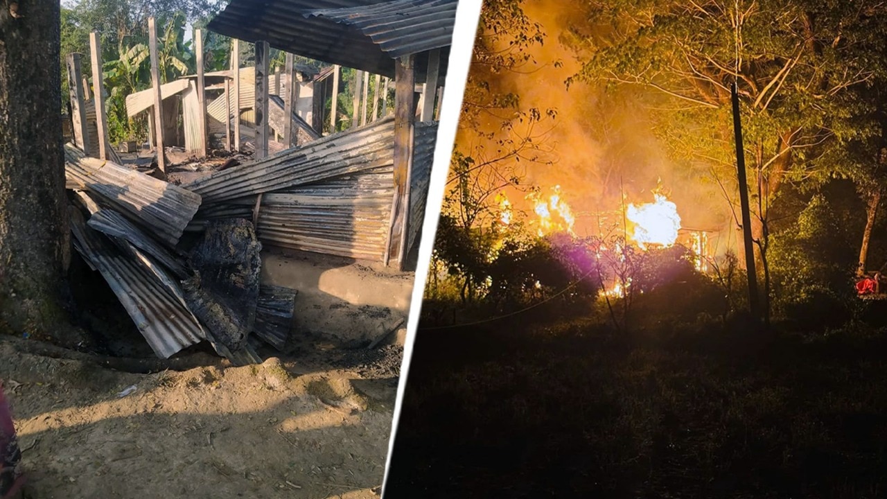 Hindu family's home set ablaze in Bangladesh, note threatening ...
