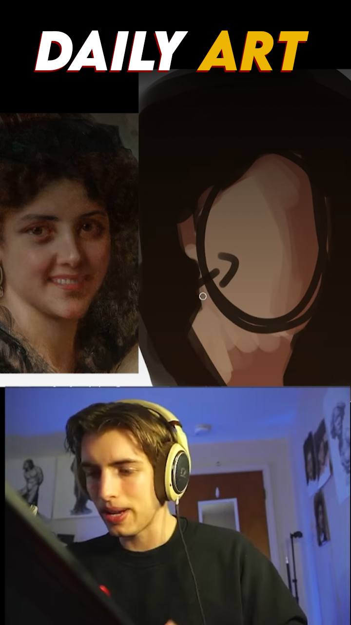 A digital painting challenge using nothing but the lasso tool