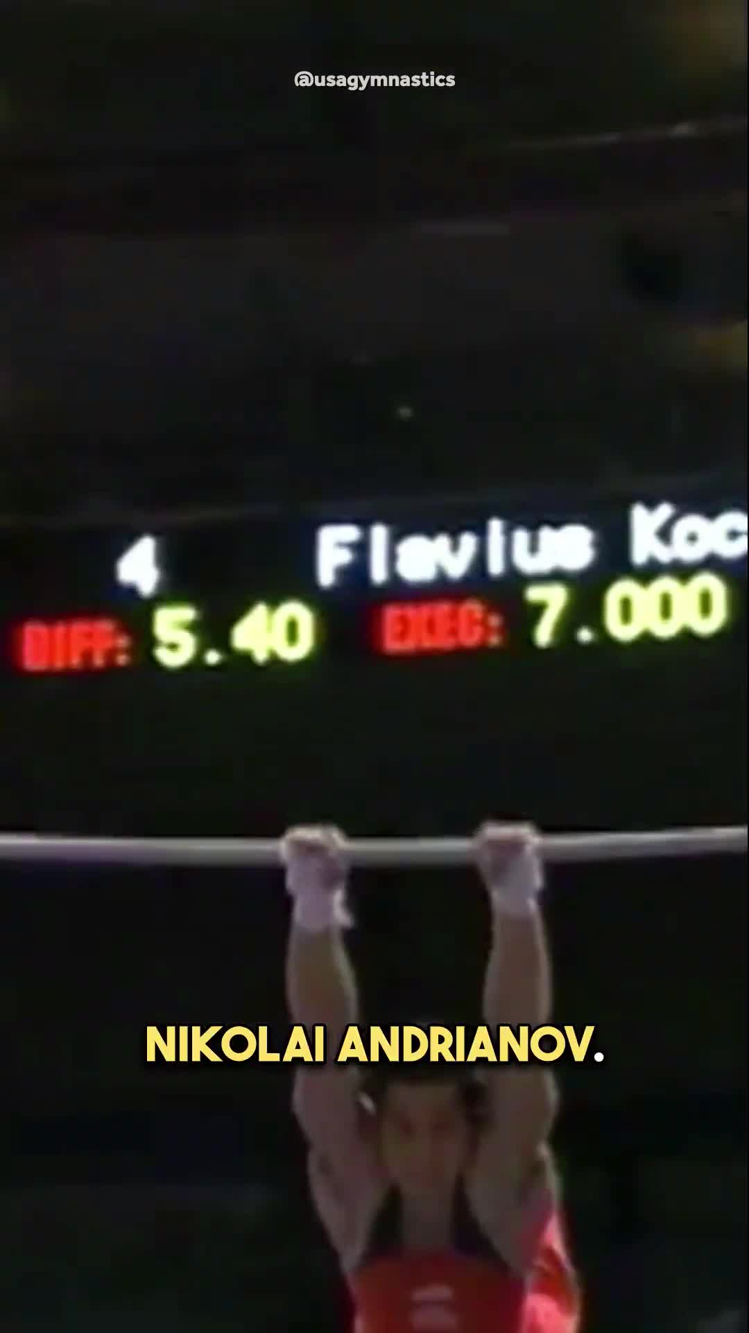 Very rare dismount...