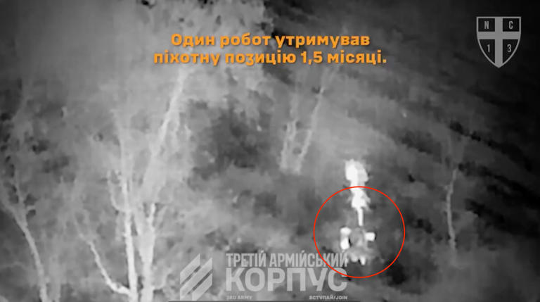 Ukrainian troops say a 'droid' with a .50-cal machine gun held off ...