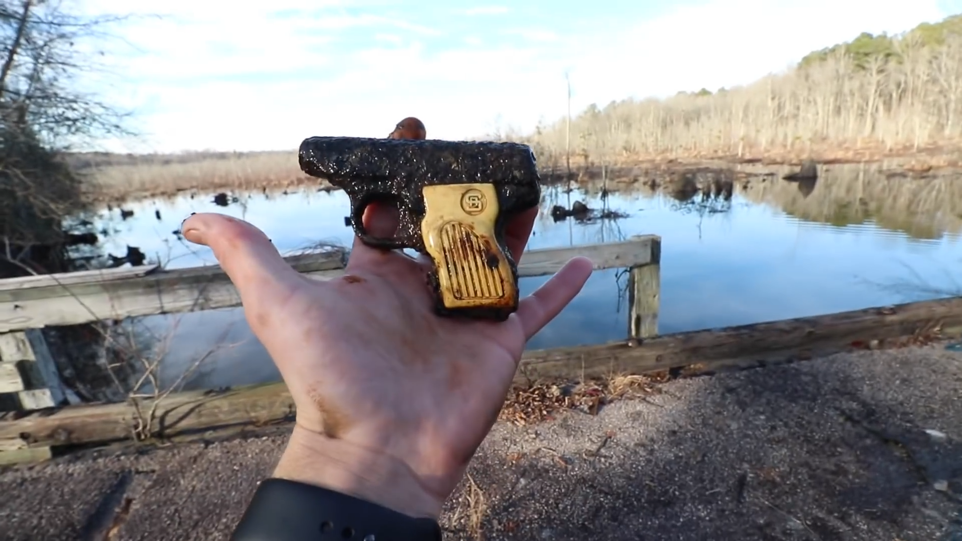 This bridge wasn’t random - a car had been hidden below