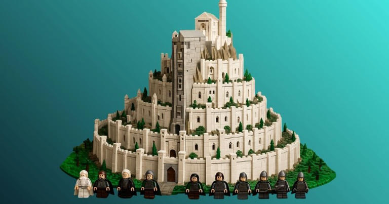 Minas Tirith LEGO Lord of the Rings set for 2026 leaks with 8,000 ...