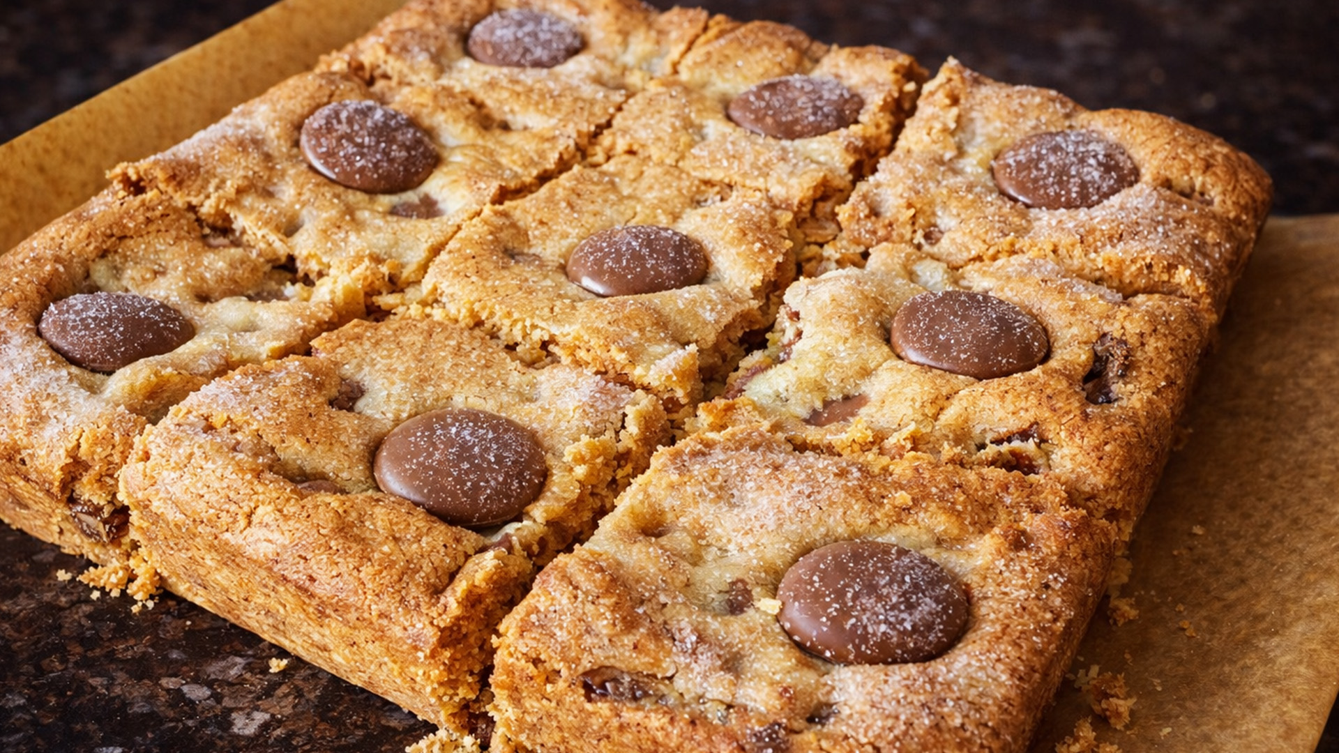 How to make Scottish shortcake with chocolate buttons