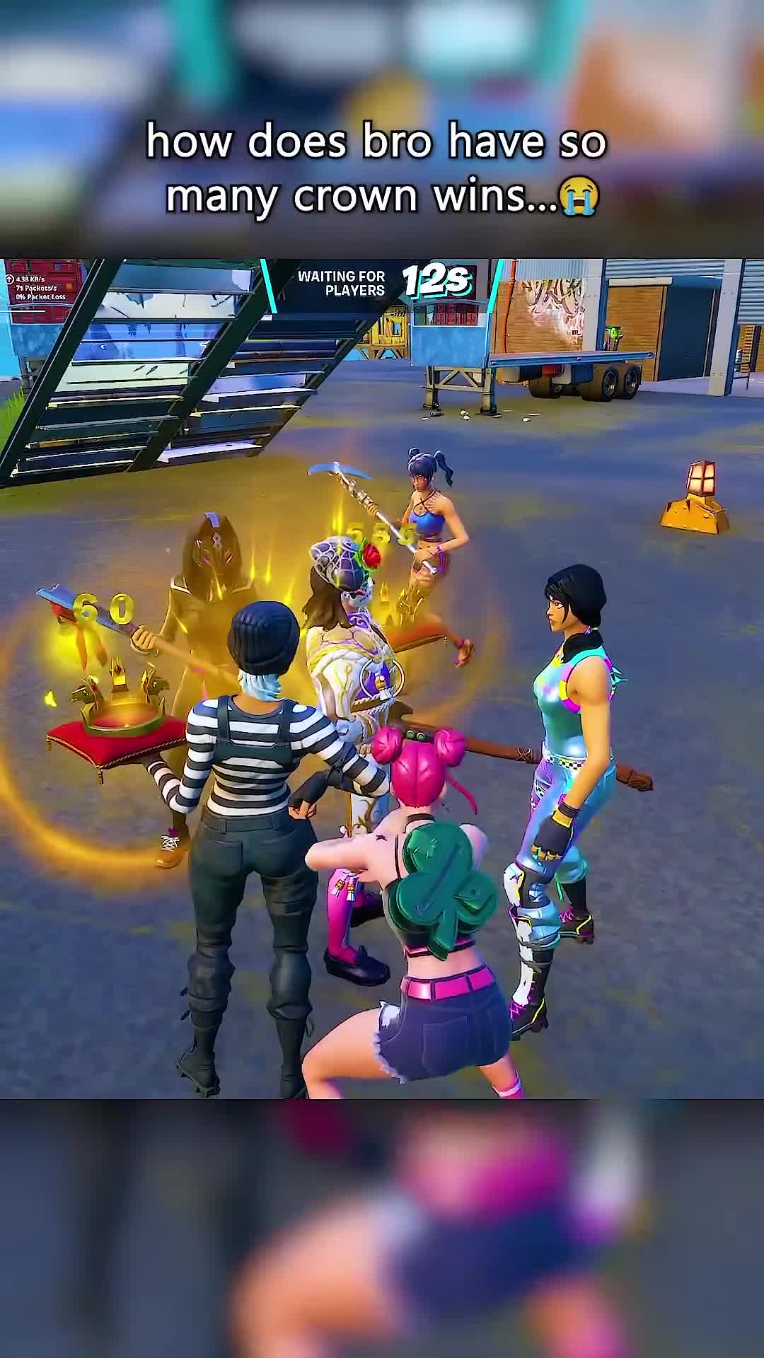 The most crown wins in Fortnite