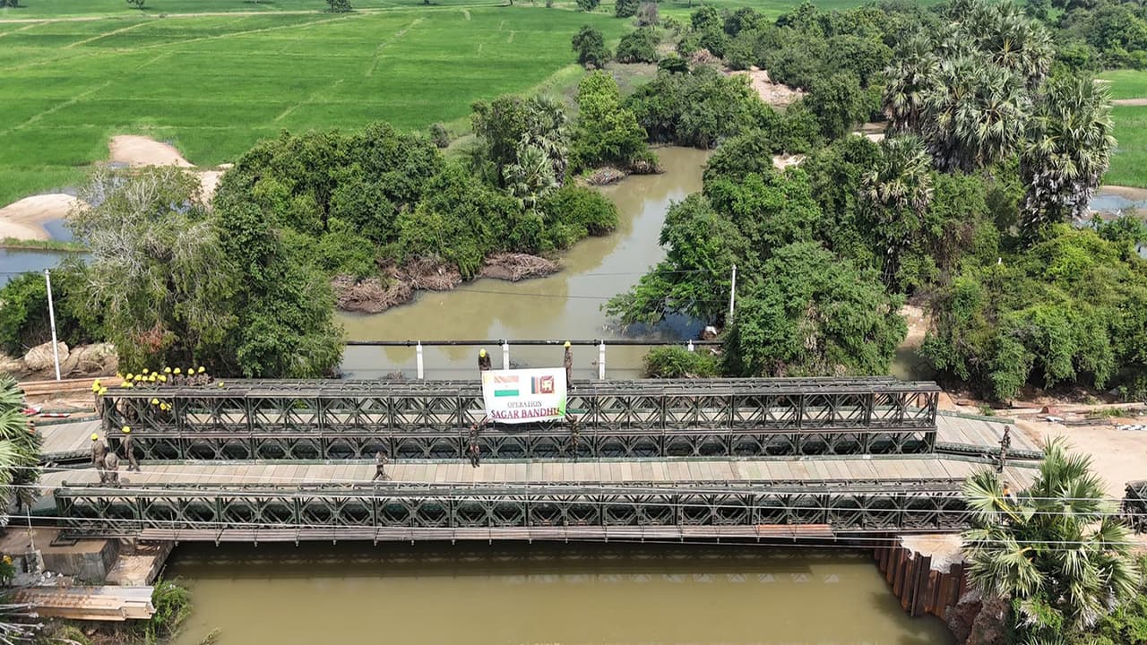 Jaishankar joins SL president to open key Bailey bridge in Kilinochchi