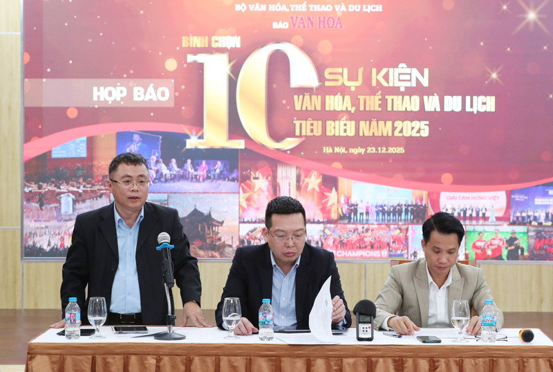 Bình chọn 10 sự kiện văn hóa, thể thao, du lịch năm 2025