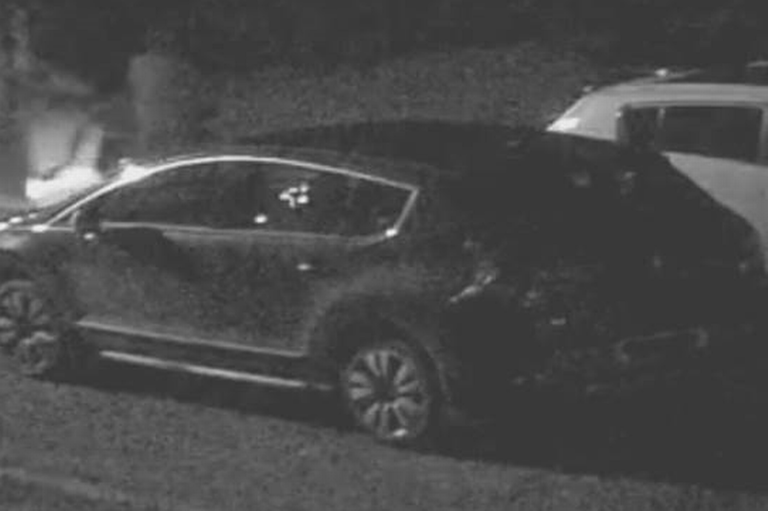 The frantic 999 call as flames soar outside mum's home after car set alight