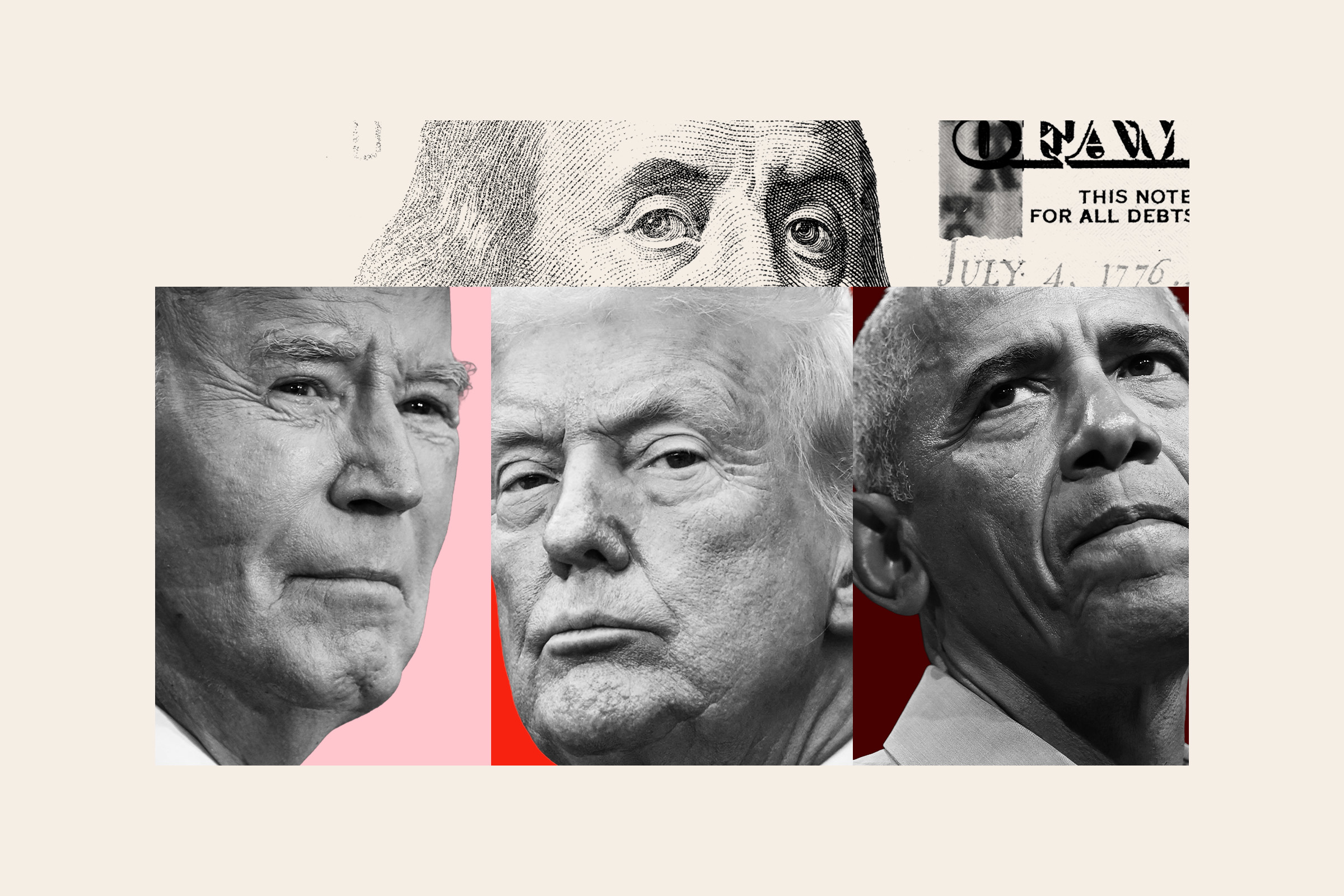 Donald Trump's first year economy compared to Obama and Biden