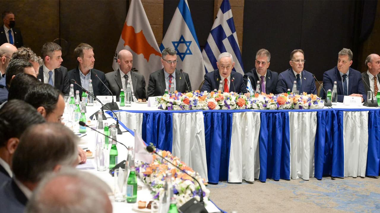 Israel, Greece, Cyprus reaffirm alliance, GSI and IMEC projects