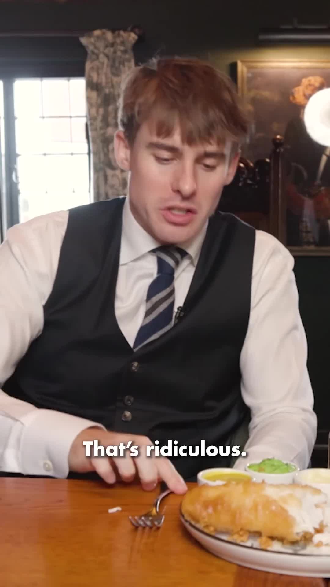 Michelin-star fish & chips at The Hinds Head: Unbelievable British classic!