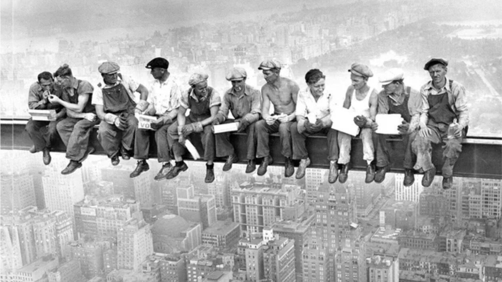 Photos of real jobs before people cared about 'safety'