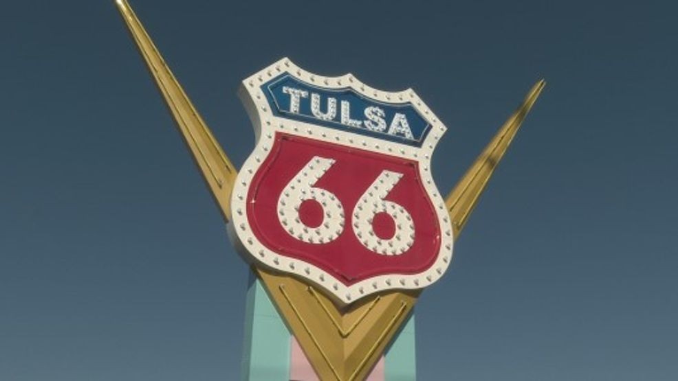 Neon resurgence on Route 66 in Tulsa