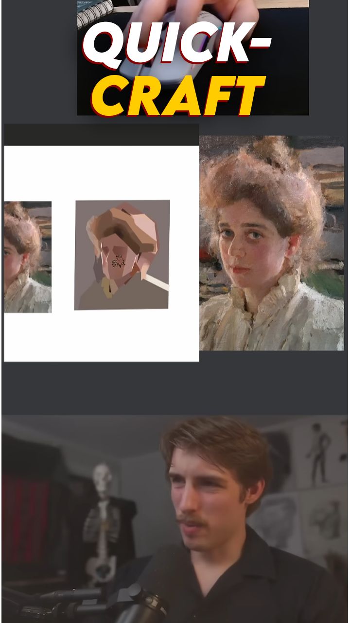 Realistic art only works because of abstract structure