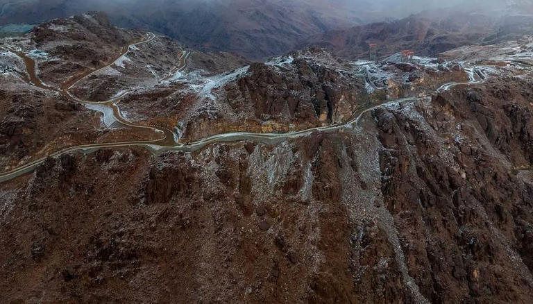 Sub-zero winter in Saudi Arabia: Historic -10°C in Hail, snowfall in Tabuk