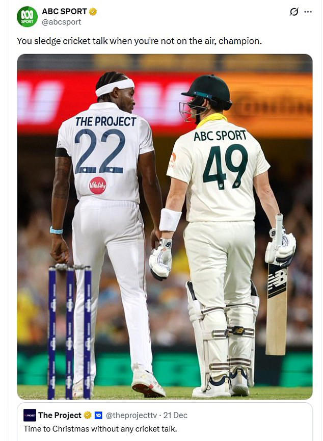 Cricket fans slam Channel Ten for tone-deaf post about the Ashes - and ...