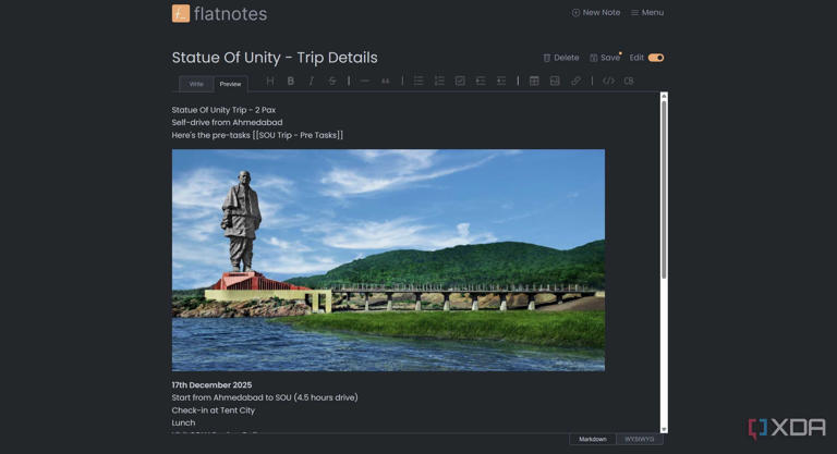 I use this self-hosted notes app for privacy-focused note-taking