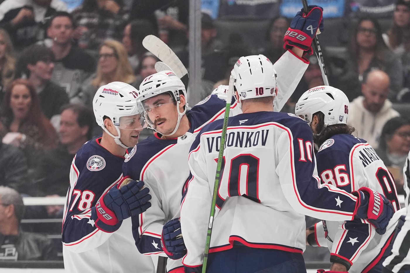 Mason Marchment scores 2 power-play goals, Kirill Marchenko adds 1 as ...