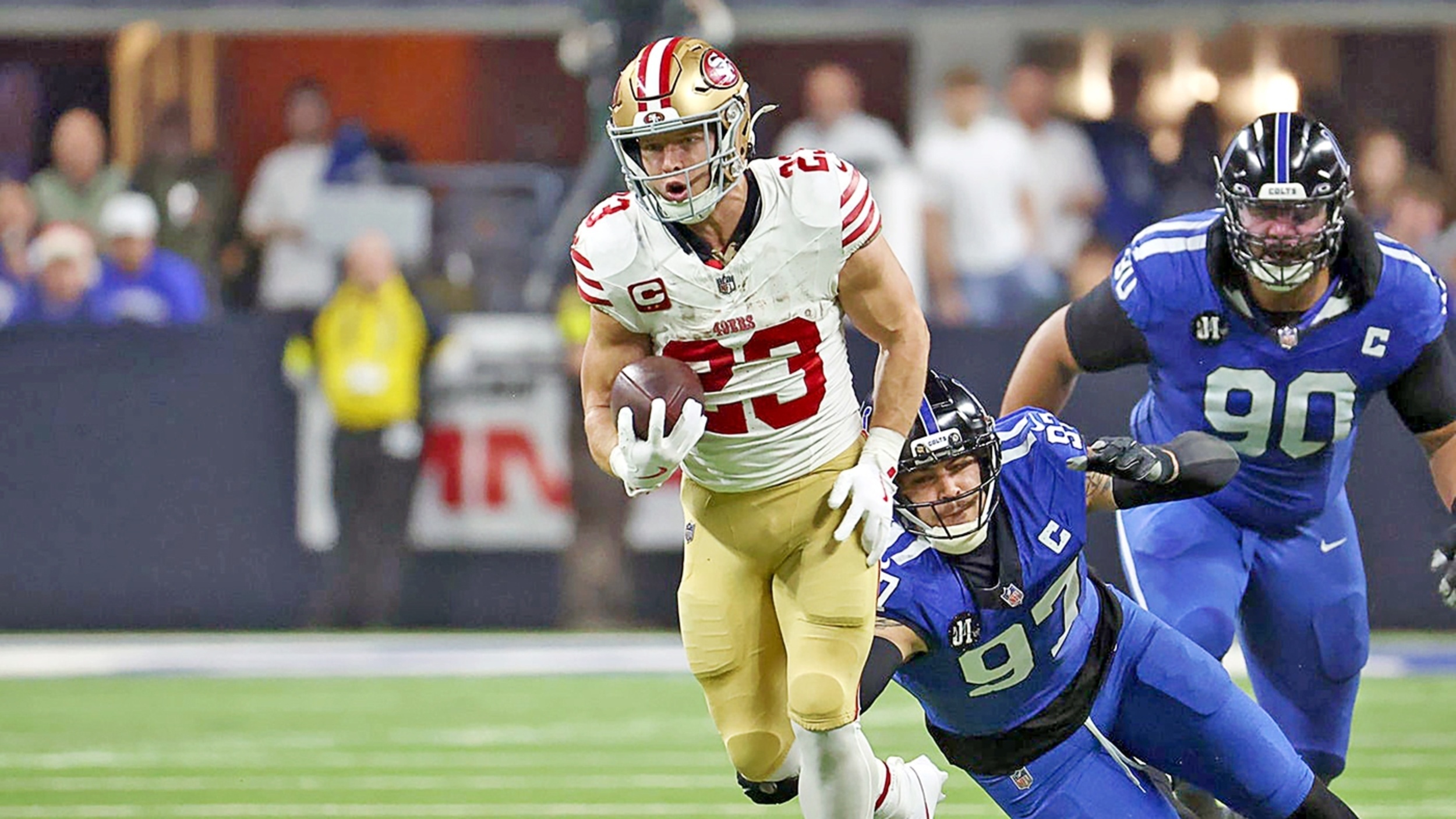 Key stats from the 49ers' 48-27 Week 16 win vs. the Colts