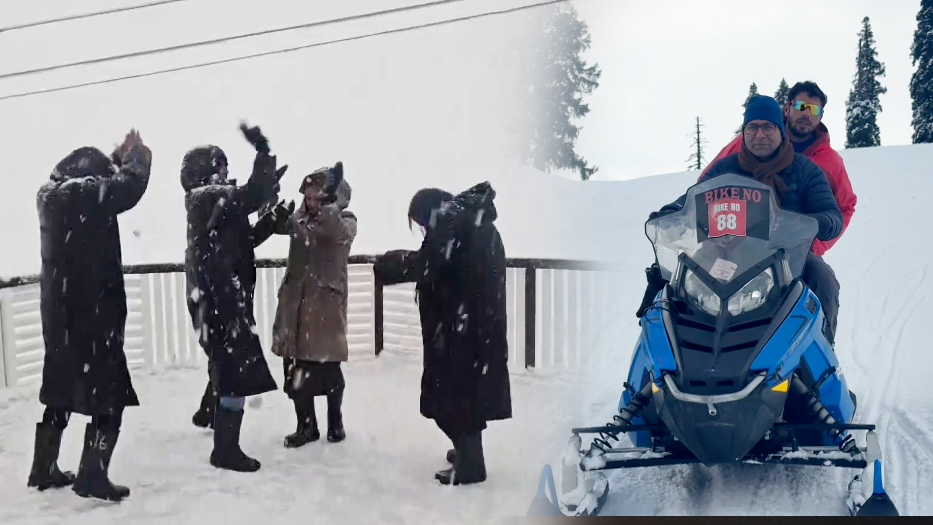 Gulmarg turns winter wonderland after fresh snow