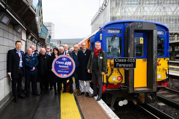 Nearly 1,000 rail enthusiasts bid farewell to much-loved trains