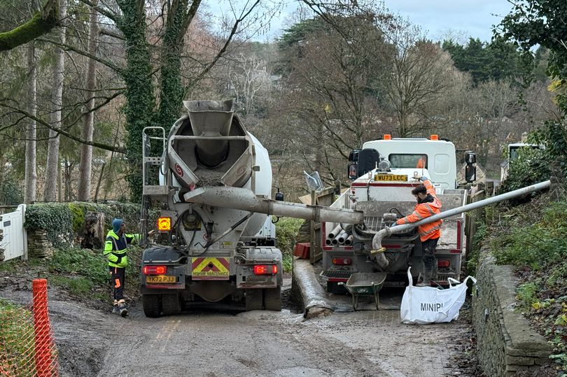 Villagers claim 'England’s prettiest street' looks like a 'bombsite ...